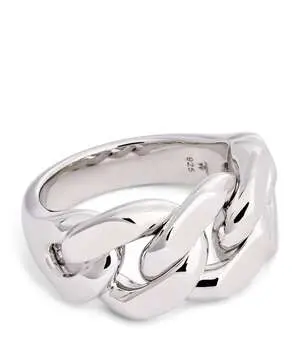 Tom Wood Sterling Dean Link Ring - Silver