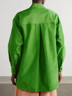 Carolina Herrera Cotton-blend Faille Shirt