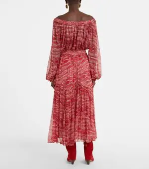 MARANT ETOILE Veronique Chiffon Maxi Skirt