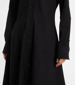 FERRAGAMO Cotton-blend Jersey Midi Dress