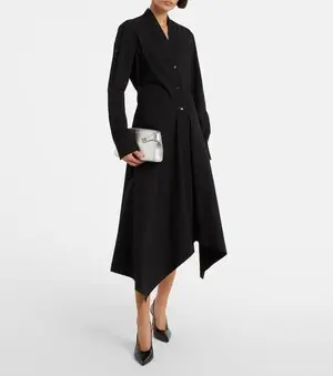 FERRAGAMO Cotton-blend Jersey Midi Dress