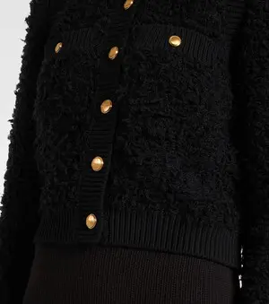 Chloé Cropped Mohair-blend Tweed Jacket