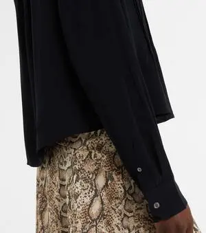 Isabel Marant Étoile Adzara Chiffon Blouse - Black