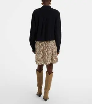 Isabel Marant Étoile Adzara Chiffon Blouse - Black