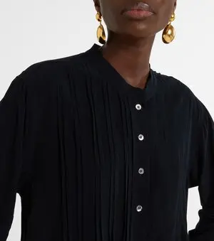 Isabel Marant Étoile Adzara Chiffon Blouse - Black
