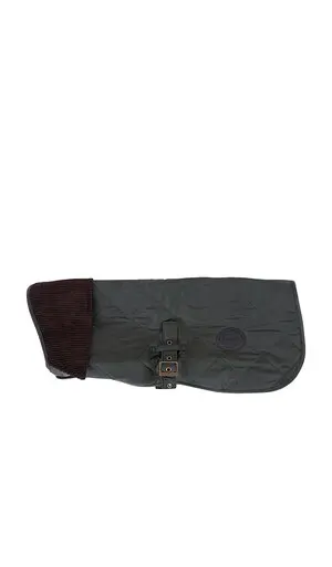 Barbour Quilted Dog Coat With Tartan Lining