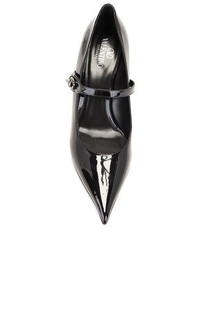 Valentino Garavani V Logo Lockette Mary Jane Pump