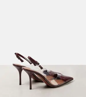 Alaïa Le Cour 90 Slingback Pumps - Red