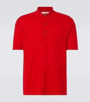 Arch4 Mr Rochester Cashmere Polo Shirt - Red