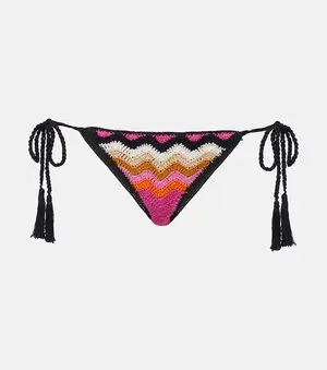 Anna Kosturova Crocheted Bikini Bottoms - Multicoloured