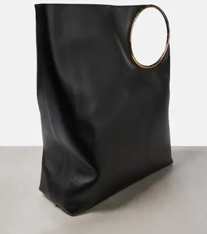 Alaïa Ring Xl Leather Tote Bag