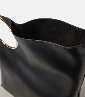 Alaïa Ring Xl Leather Tote Bag