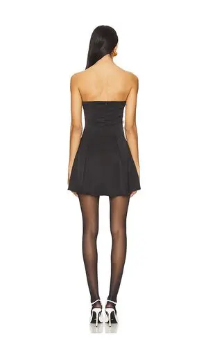 MORE TO COME Lillie Mini Dress - Black