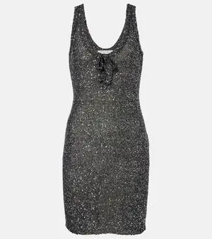 Alessandra Rich Sequined Minidress