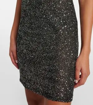 Alessandra Rich Sequined Minidress