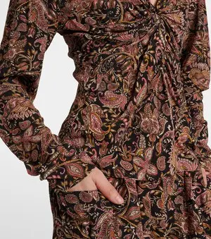 MARANT ETOILE Printed Viscose Top - Multicoloured