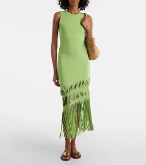 Simkhai Brookes Fringed Maxi Dress