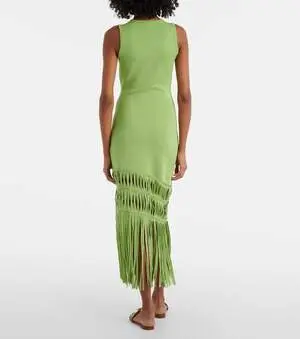 Simkhai Brookes Fringed Maxi Dress