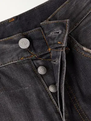 Acne Studios 2021 Distressed Wide-leg Jeans