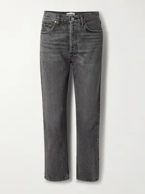 AGOLDE 90s Pinch Waist' Straight-leg Jeans - Black