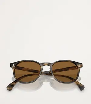 Oliver Spencer Acetate Finley Esq. Sun Sunglasses - Brown