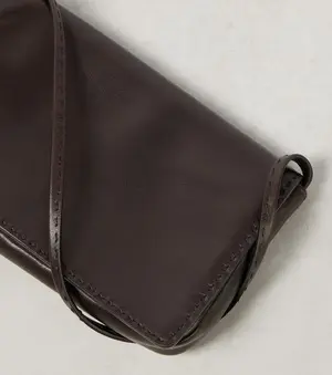 THE ROW Nuance Leather Shoulder Bag