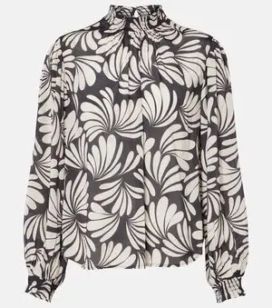 Velvet By Graham & Spencer Leonie Printed Blouse - Multicoloured
