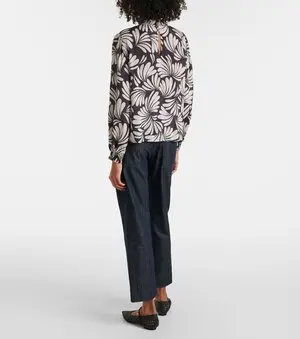 Velvet By Graham & Spencer Leonie Printed Blouse