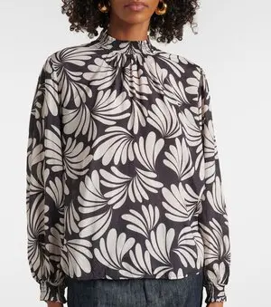 Velvet By Graham & Spencer Leonie Printed Blouse