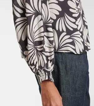 Velvet By Graham & Spencer Leonie Printed Blouse