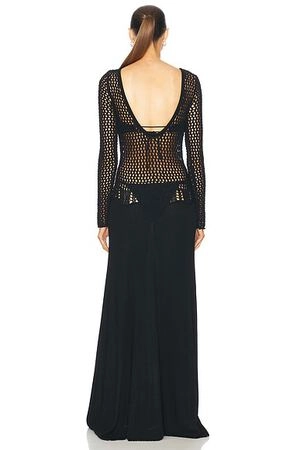 Christopher Esber Grafted Long Sleeve Dress