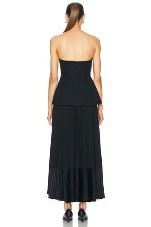 Simkhai Belted Bustier Tea Length Dress