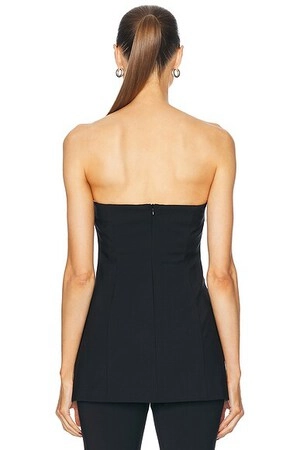 EAVES Bennet Tech Suiting Top - Black