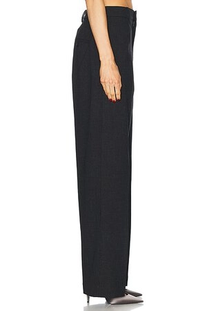 EAVES Kira Melange Suiting Pants - Dark Grey