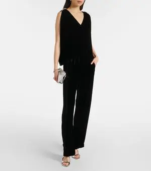 Velvet By Graham & Spencer Adelle Top With Embellished Shoulders
