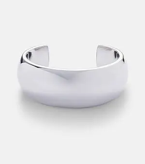 JENNIFER FISHER Puffy Rhodium-plated Brass Cuff - Silver