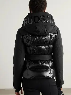 Rudsak Caira Belted Hooded Down Ski Jacket
