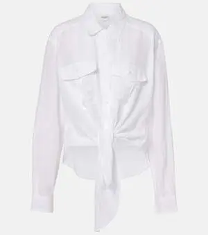 MARANT ETOILE Marant Étoile "nath" Cotton-blend Shirt