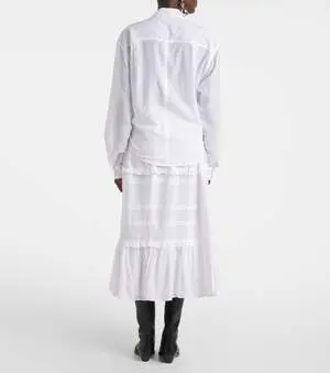 MARANT ETOILE Marant Étoile "nath" Cotton-blend Shirt