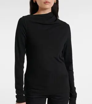 TOTEME Draped Jersey Top