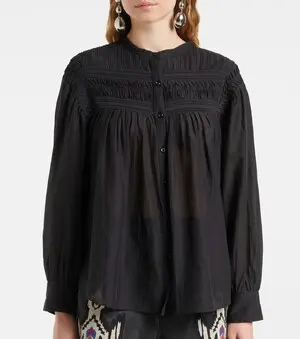 MARANT ETOILE Pralia" Button-up Shirt - Black