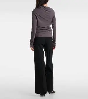 TOTEME Draped Jersey Top
