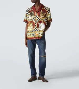 Dolce & Gabbana Distressed Slim Jeans