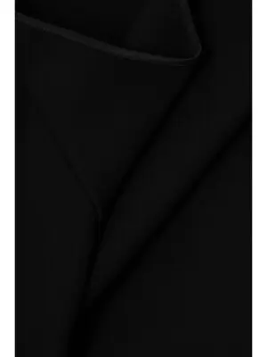 Maticevski Prefix Cape-effect One-shoulder Crepe Mini Dress