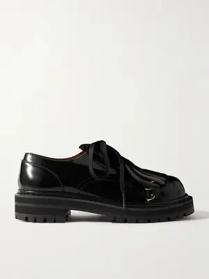 Marni Dada Embellished Fringed Derby Shoes