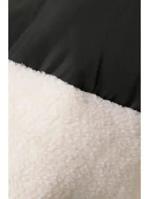 SHOREDITCH SKI CLUB Maya Cropped Shearling And Quilted Jacket