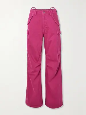 Denimist High-rise Boyfriend Cargo Jeans