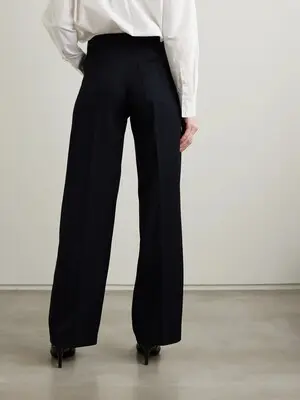 JIL SANDER Wool-gabardine Straight-leg Trousers