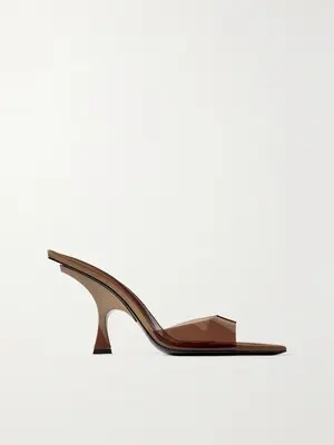 Attico Ester Pvc Mules - Brown
