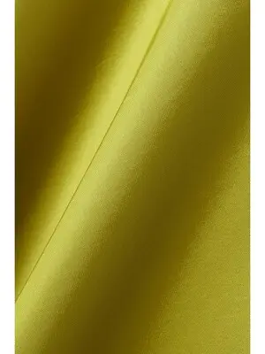 Attico Asymmetric Feather-trimmed Halterneck Midi Dress